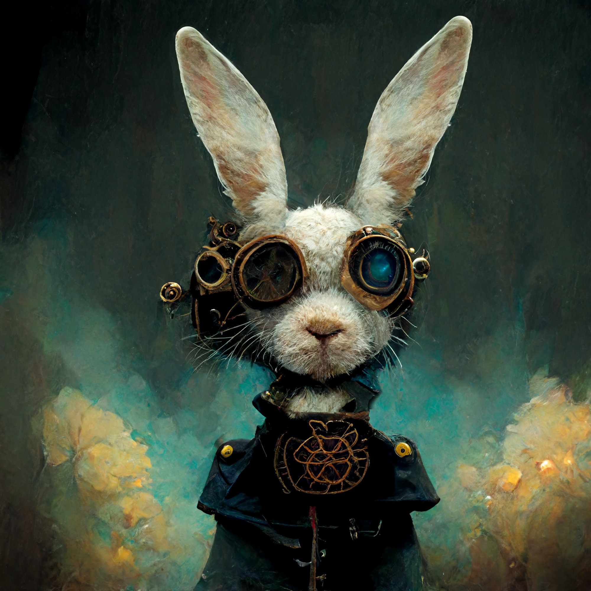 Rabbit Dark Art
