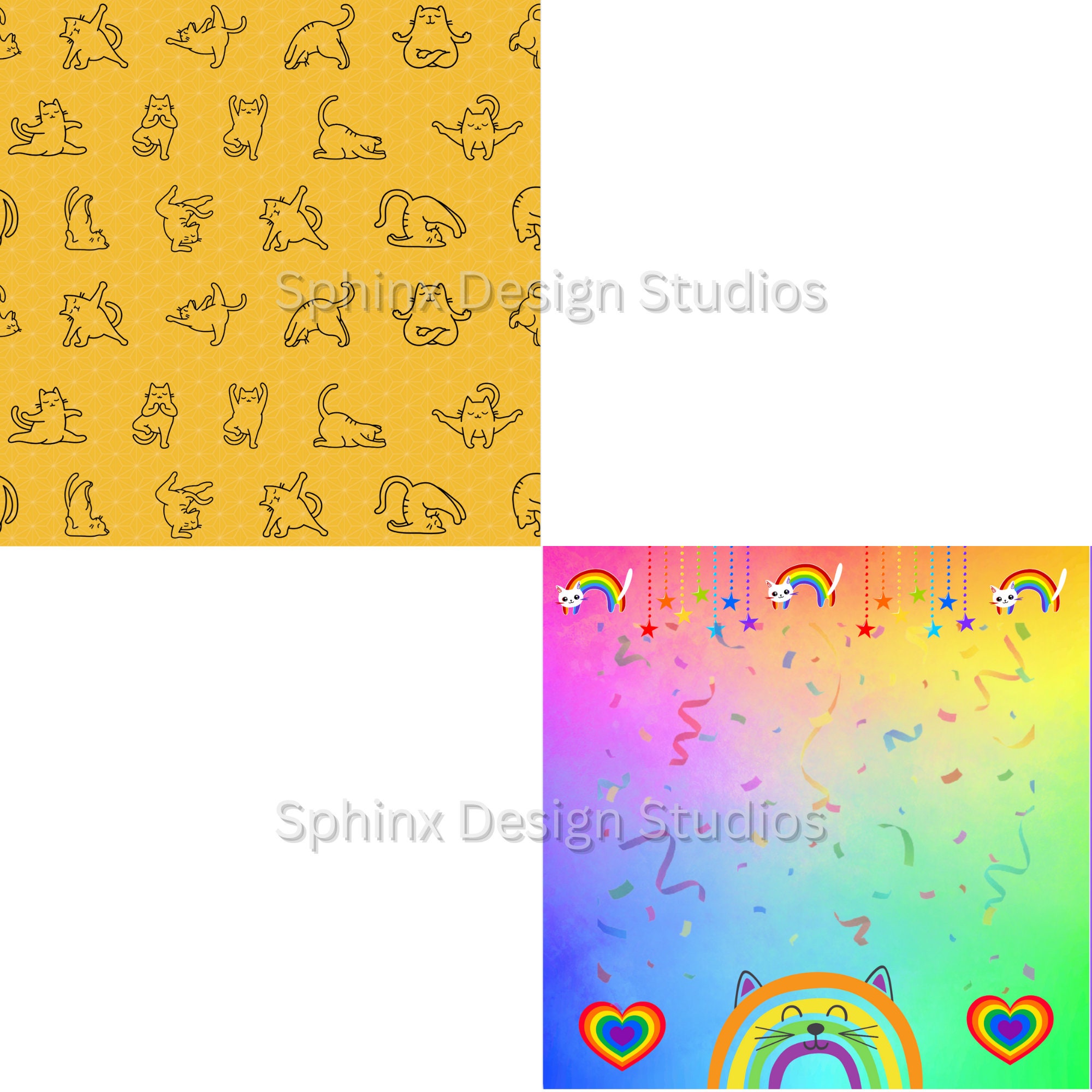 The CAT COLLECTION Digital Paper Pack Set of 14 Papers - Etsy