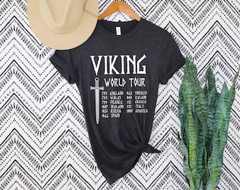 Viking Shirt, Viking World Tour, Funny Viking Gift, Norse Mythology ...