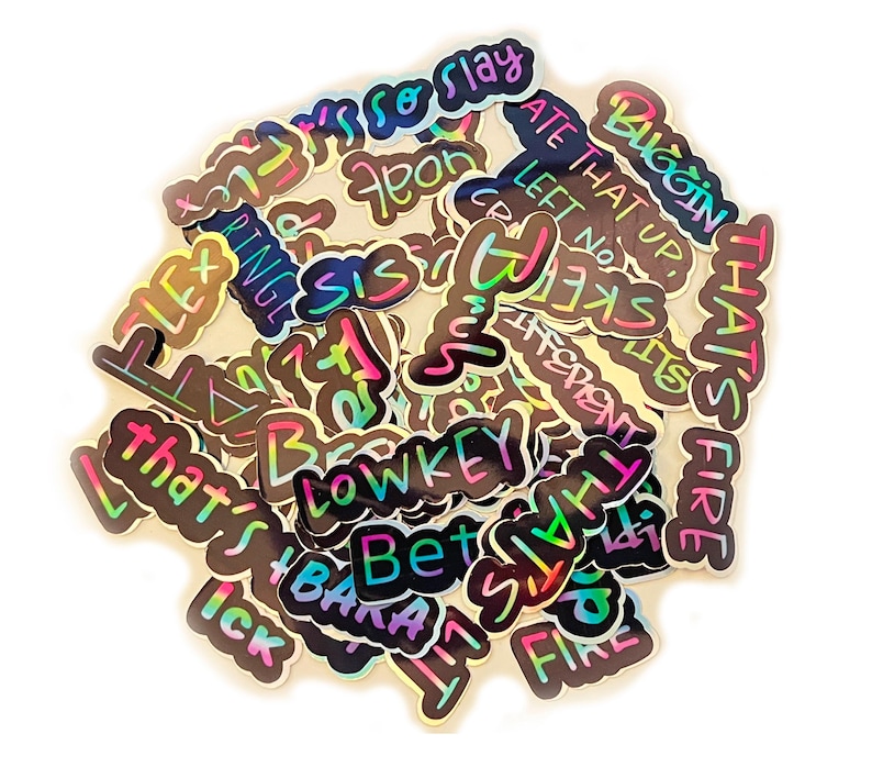 42 Gen Z Teen Quote Vinyl Sticker Set for Cups Tumblers Laptops Auto ...