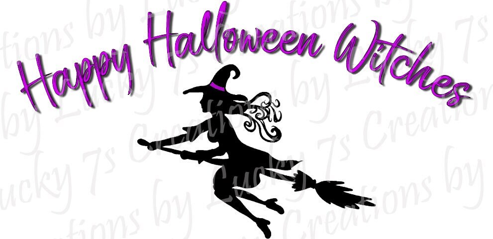 Happy Halloween Witches Design Instant Download Use for Cups Tumblers ...