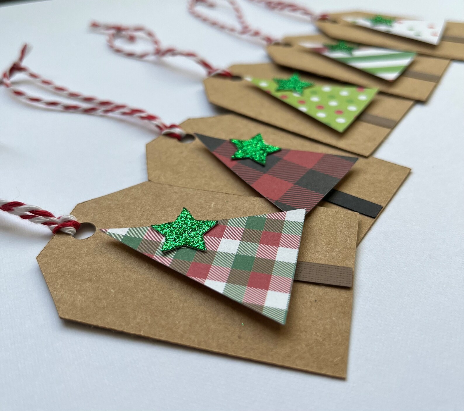 Glistening Starlight Christmas Gift Tags Set - Etsy