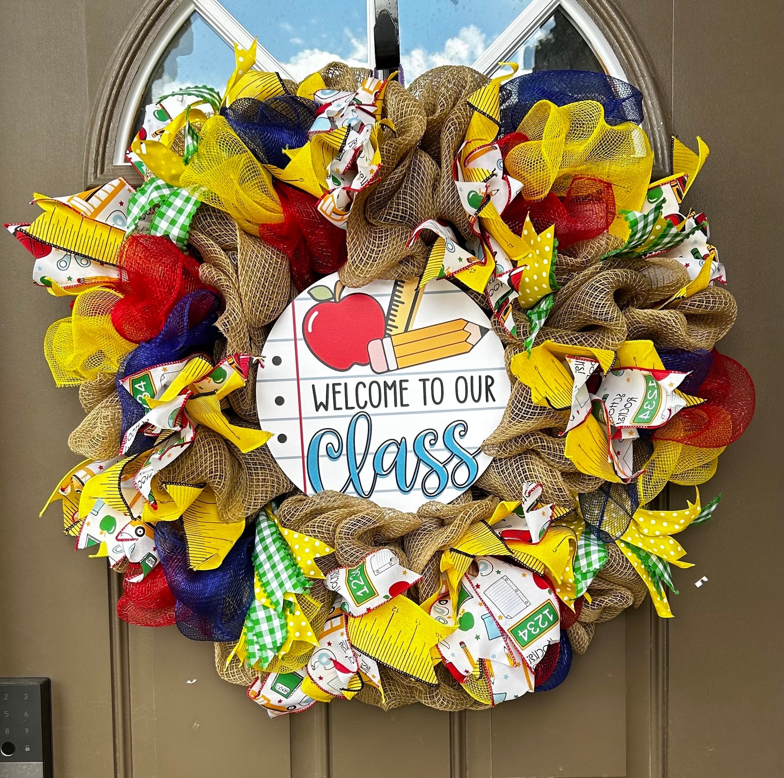 Welcome Back Wreath - Etsy