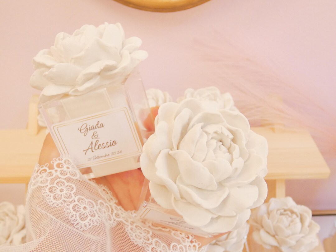 5 Wedding Flower Favors Wedding Promise Favors Elegant Wedding Favors ...