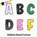 Printable Bulletin Board Letters Alphabet Letters Elementary Font Diy ...