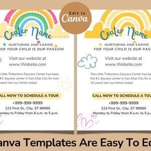 Daycare Template Childcare Printables Canva Template Daycare Forms ...