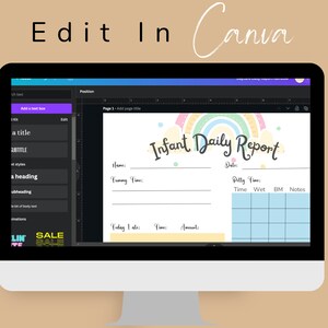 Daycare Form Bundle Canva Templates Daycare Starter Kit for Preschool ...