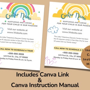 Daycare Template Childcare Printables Canva Template Daycare Forms ...