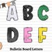 Printable Bulletin Board Letters Alphabet Letters Elementary Font Diy ...
