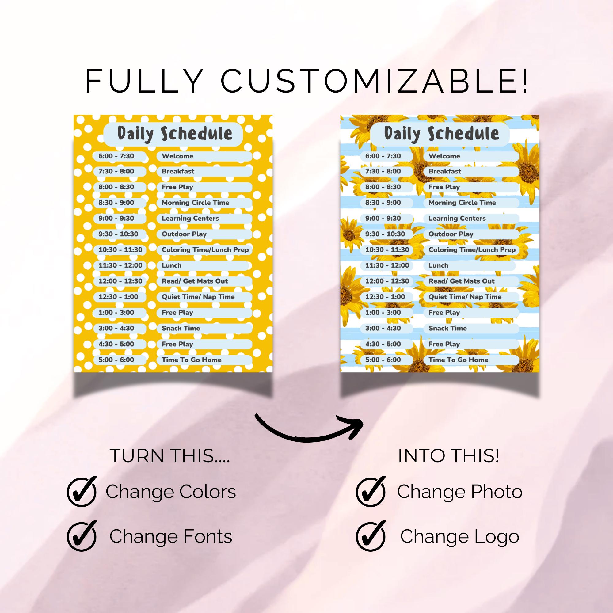 Sunflower Parent Bulletin Board Kit | Editable Canva, Printable PDF ...