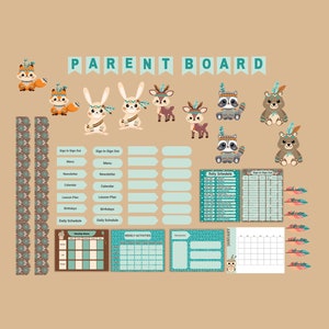 Bulletin Board for Preschool Bulletin Board Kit Daycare Template ...