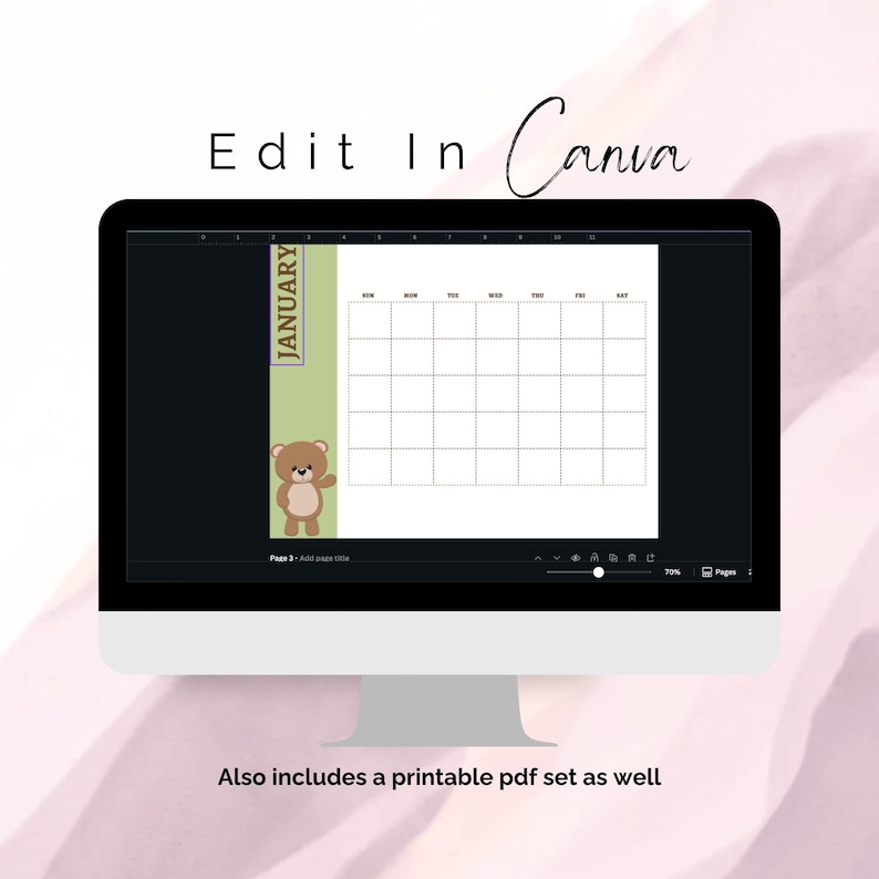 Parent Bulletin Board for Classroom | Editable Canva Template + Instant ...