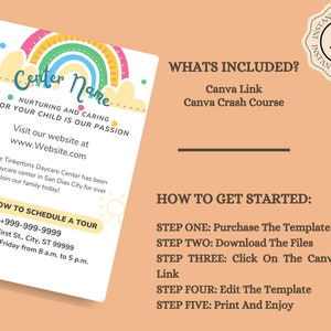 Daycare Template Childcare Printables Canva Template Daycare Forms ...