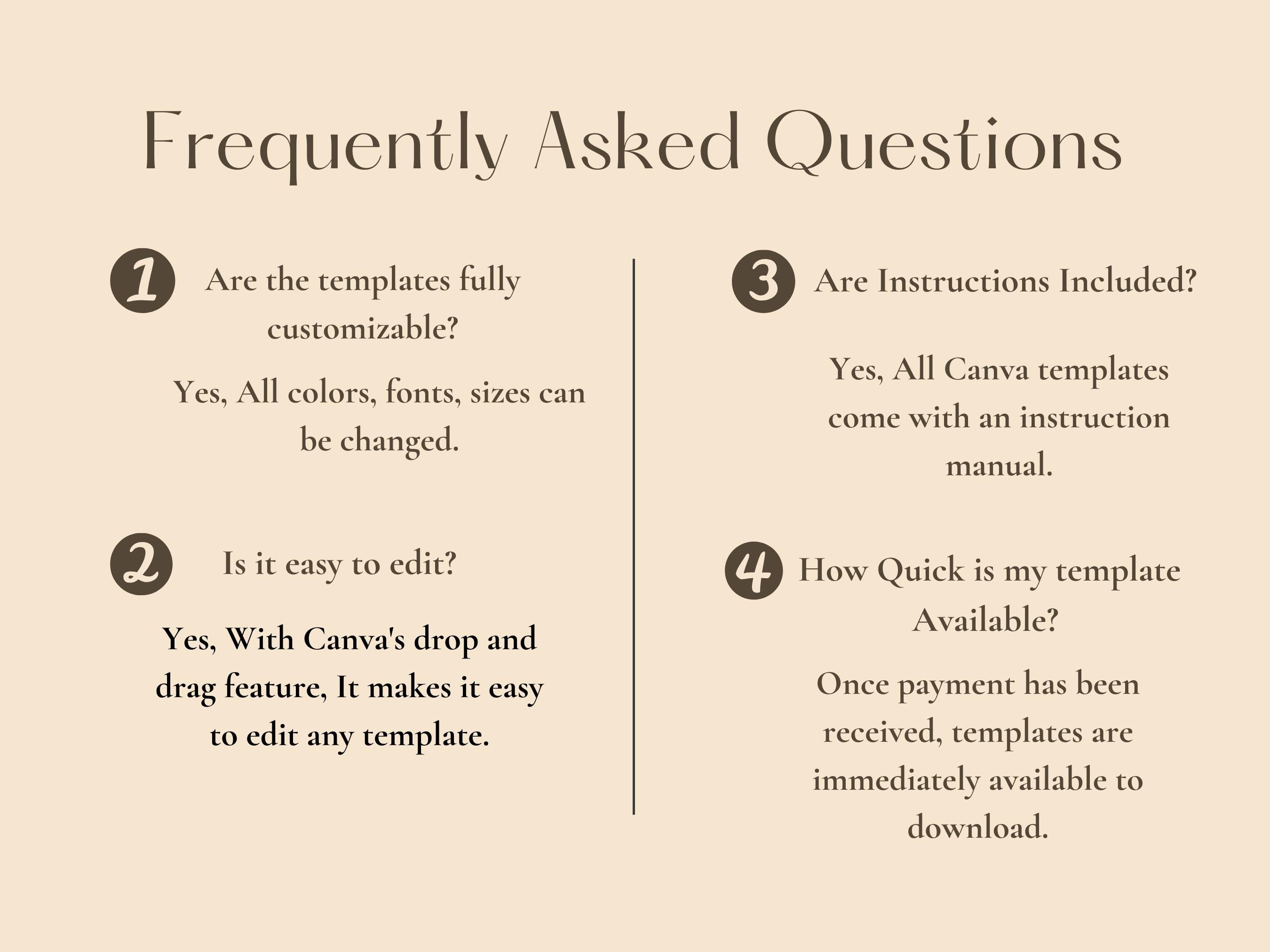 Daycare Template Childcare Printables Canva Template Daycare Form ...