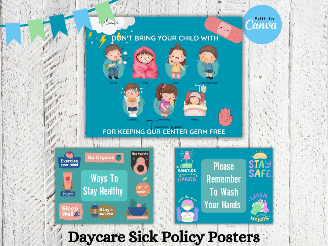 Daycare Template Childcare Printables Canva Template Daycare Form ...