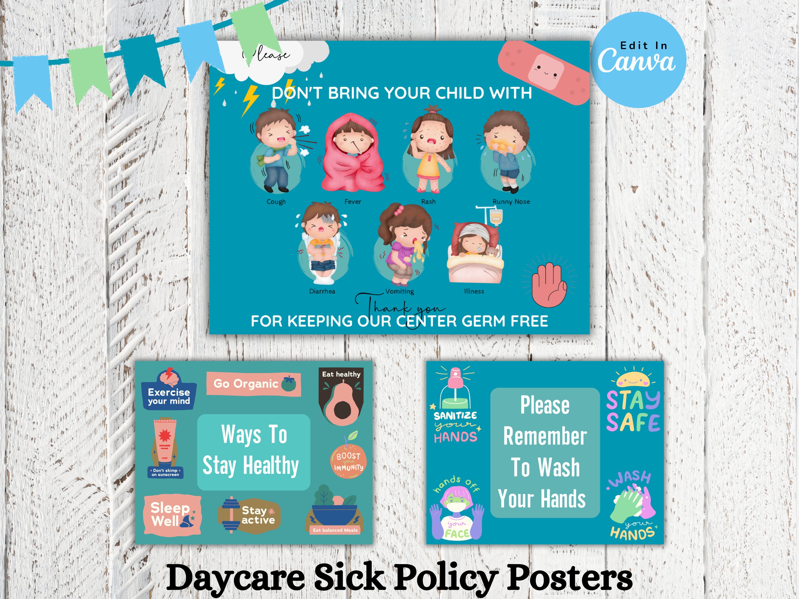 Daycare Template Childcare Printables Canva Template Daycare Form ...