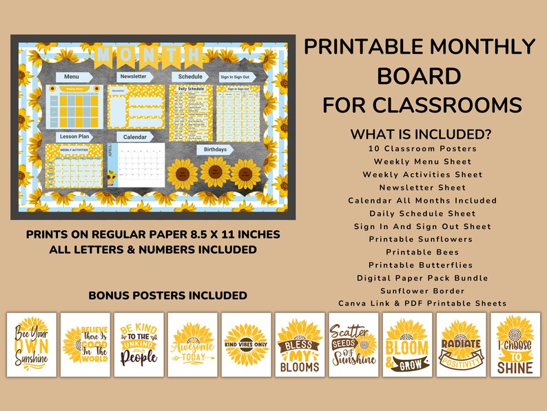 Bulletin Board for Preschool Bulletin Board Kit Daycare Template ...
