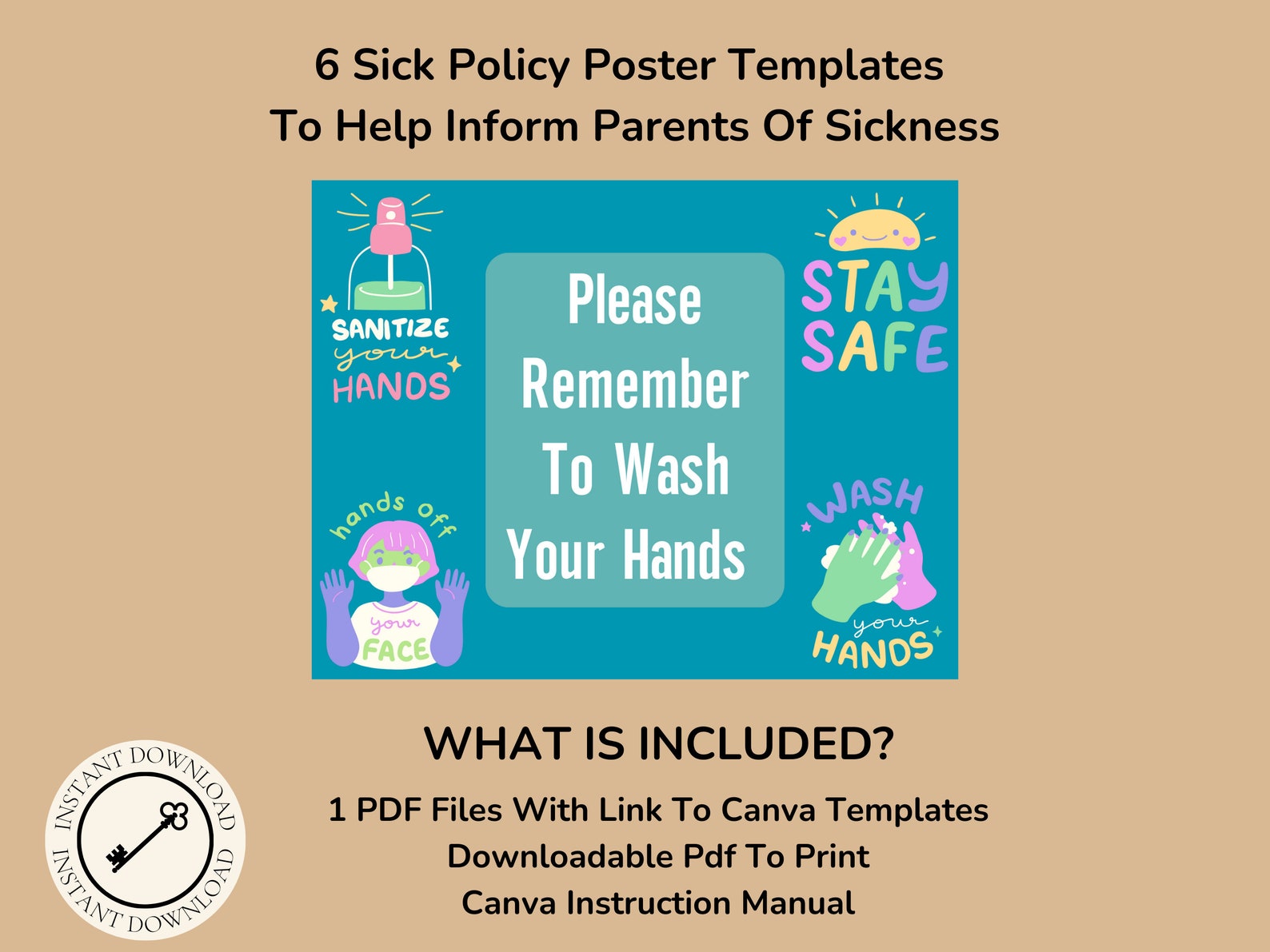 Daycare Template Childcare Printables Canva Template Daycare Form ...