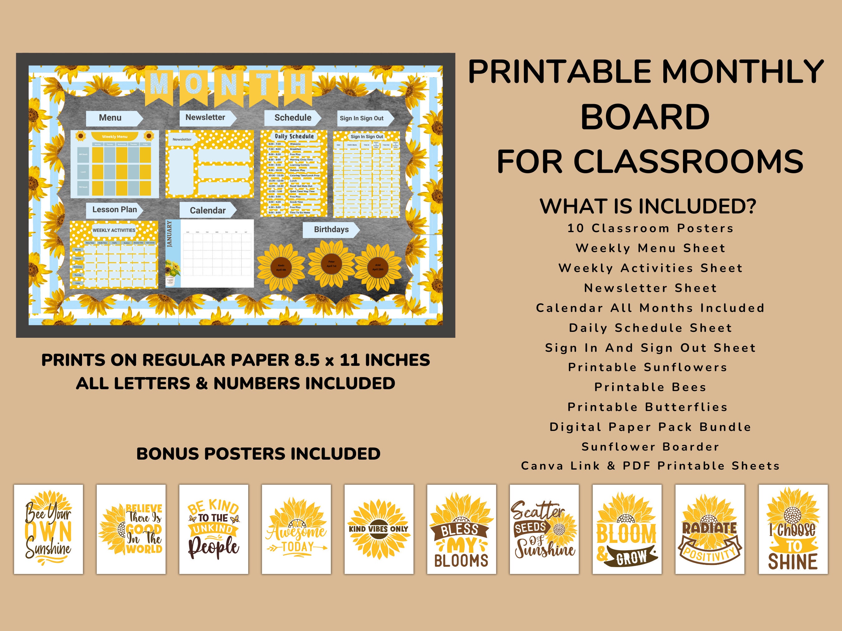 Bulletin Board for Preschool Bulletin Board Kit Daycare Template ...