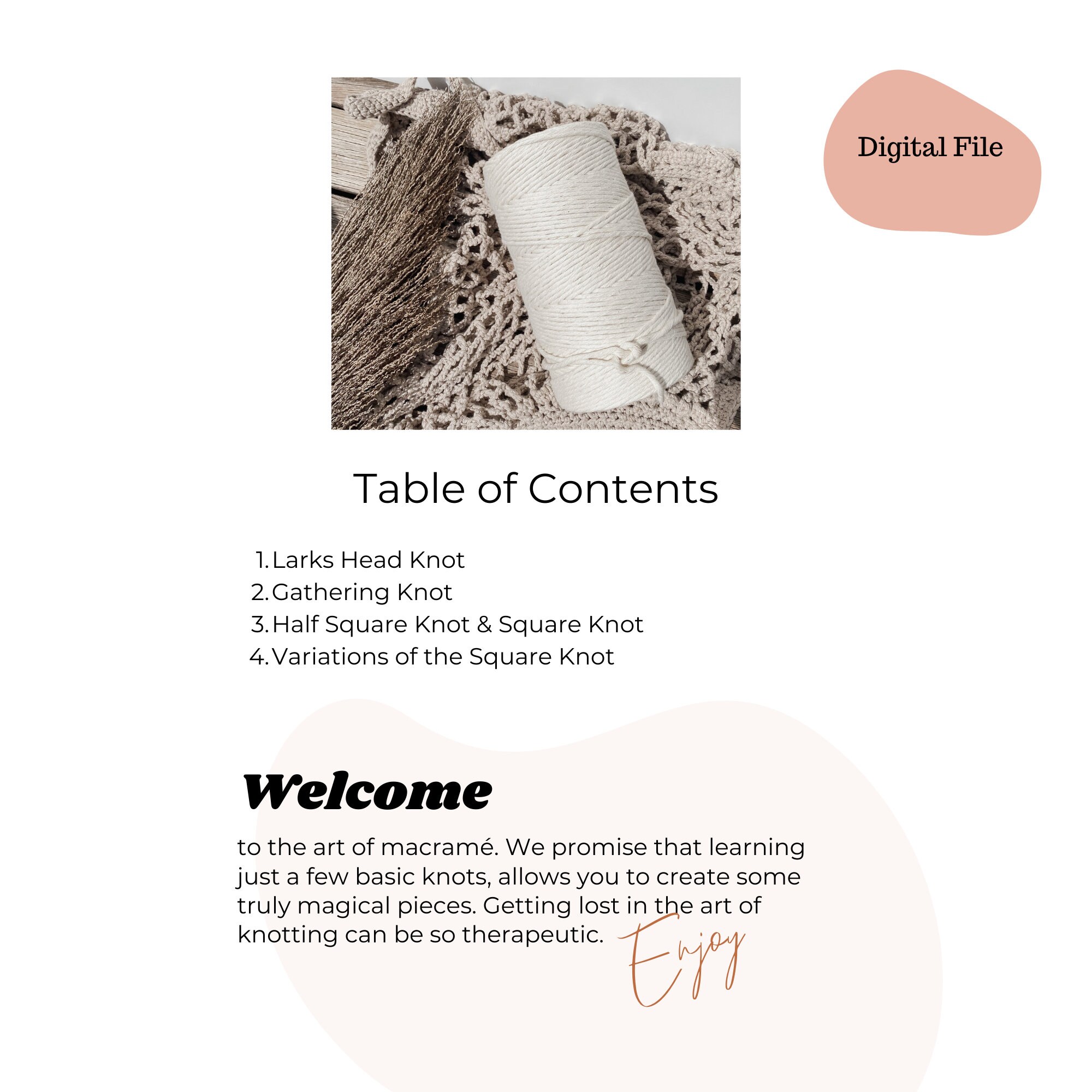 Macrame Digital Plant Hanger Pattern, Macrame Tutorial, Macrame Pdf ...