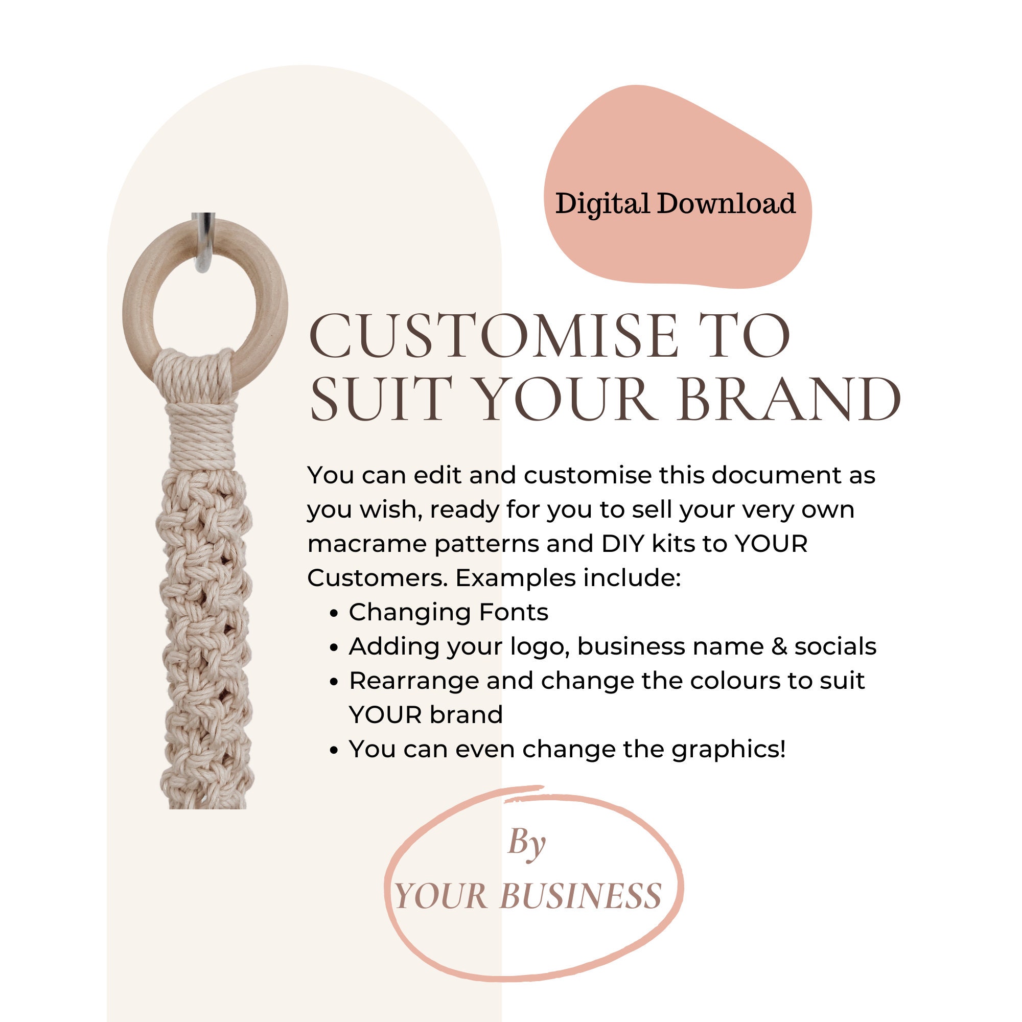 Macrame Digital Plant Hanger Pattern, Macrame Tutorial, Macrame Pdf ...