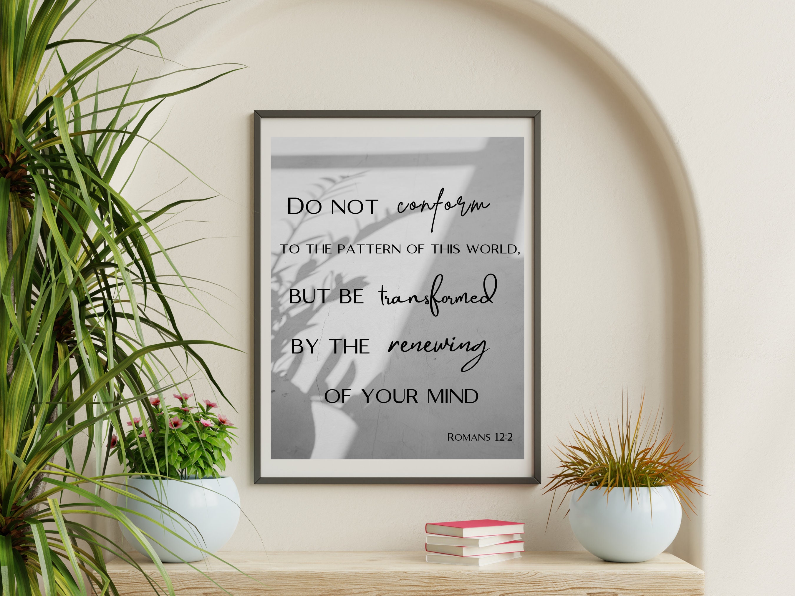 11X14 Romans 12:2 Scripture Sign -digital Download - Etsy