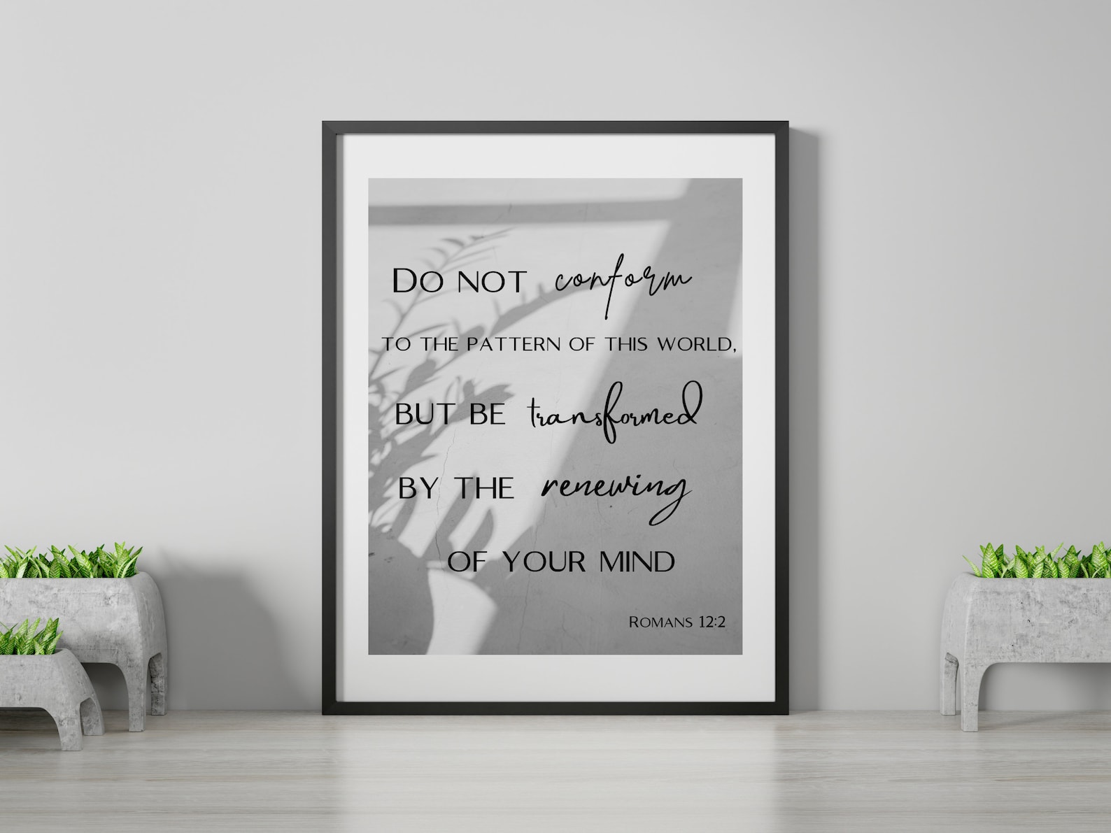 11X14 Romans 12:2 Scripture Sign -digital Download - Etsy