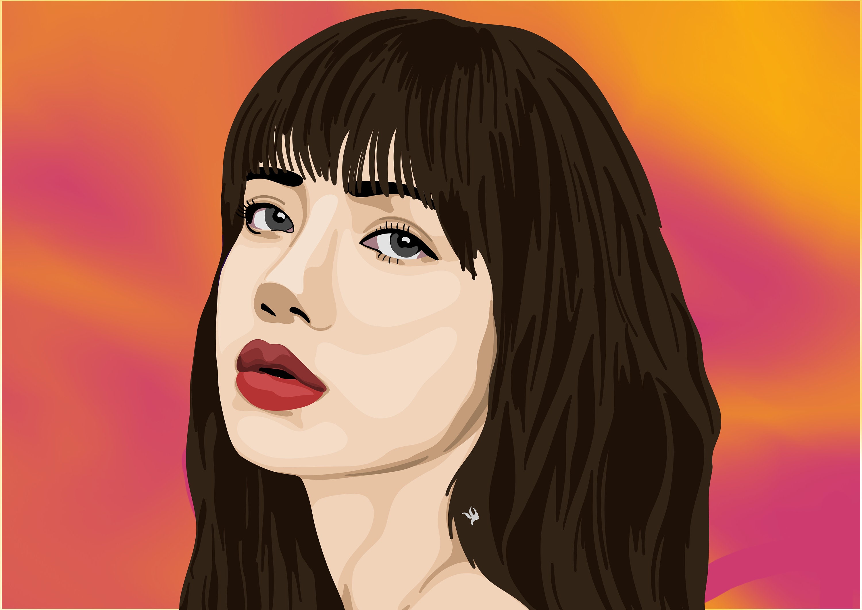 Custom Fan Art Digital Illustration in PNG/JPEG 297 X 210mm A4 Size ...