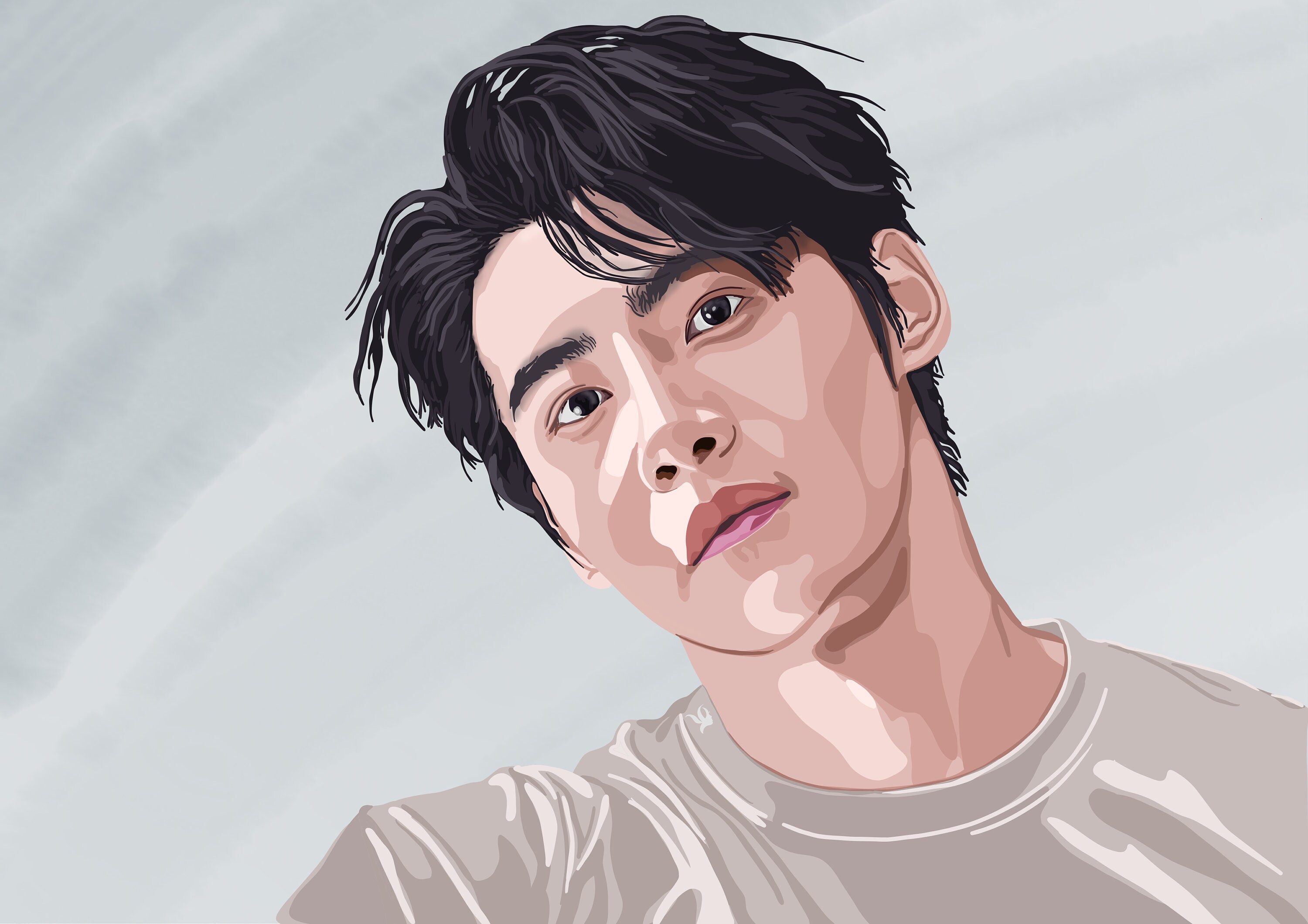 Custom Fan Art Digital Illustration in PNG/JPEG 297 X 210mm A4 Size ...