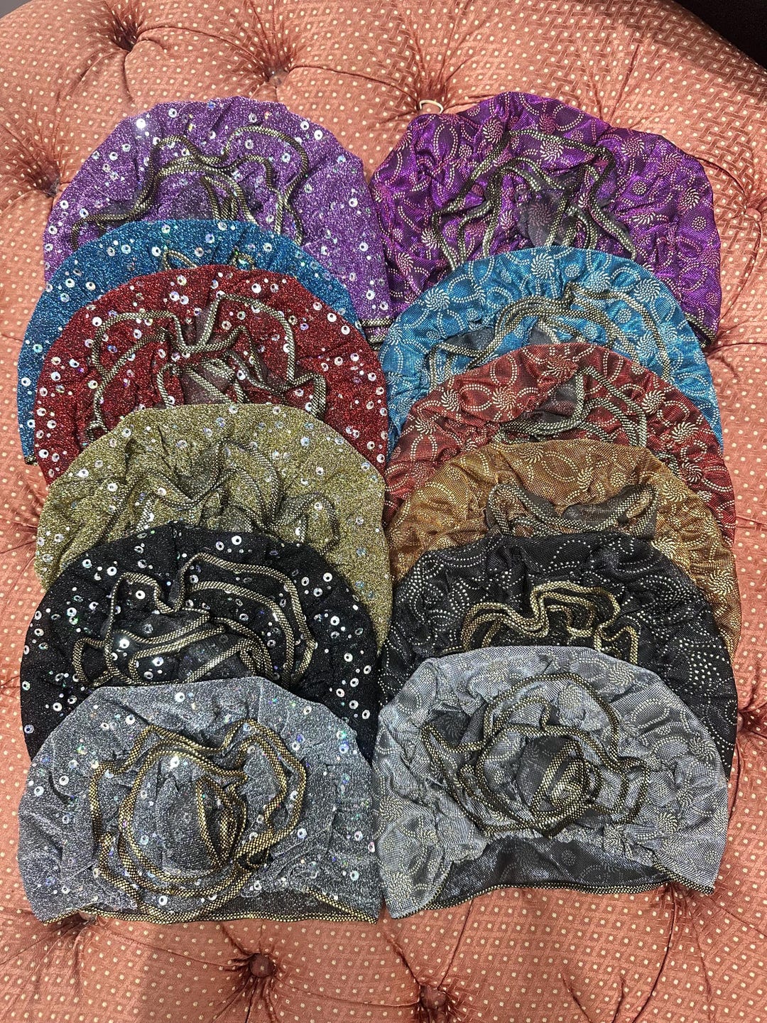 Shimmery Knotted Headband: Elegant Polyester Turban Hair Hexagon ...