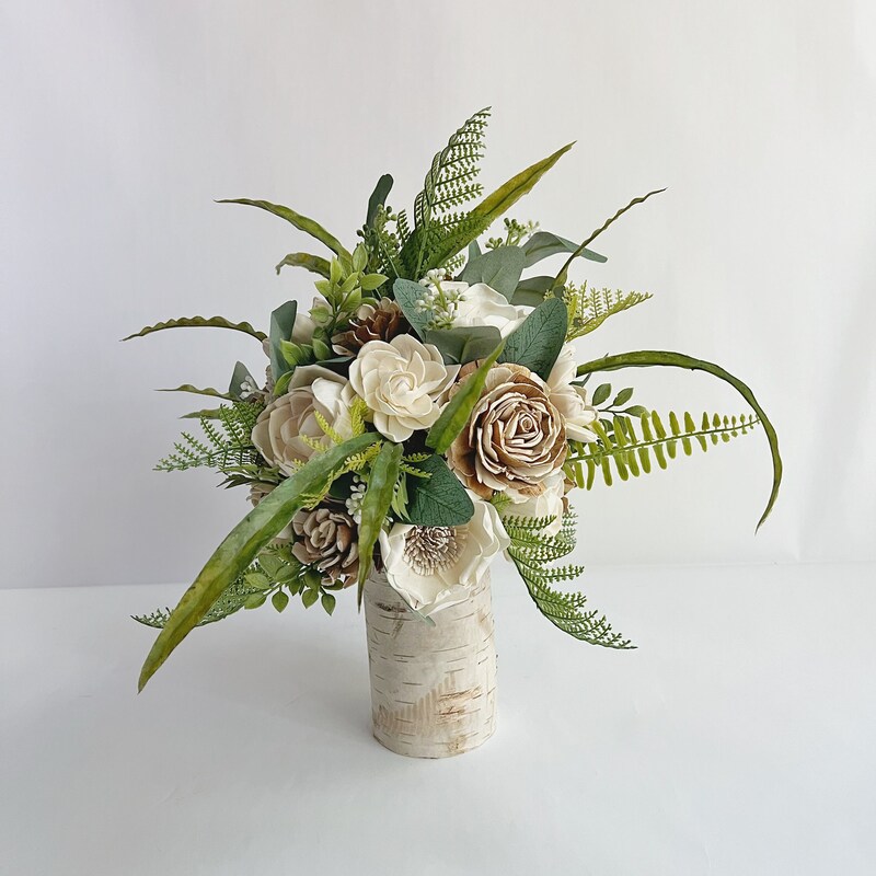 Wood Flower Bouquet - Etsy