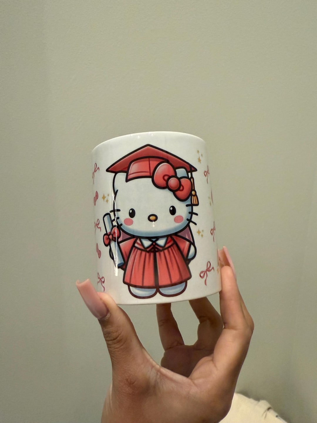 2025 Graduation Hello Kitty 10oz Mug Sublimation Graduation Gift Hello ...
