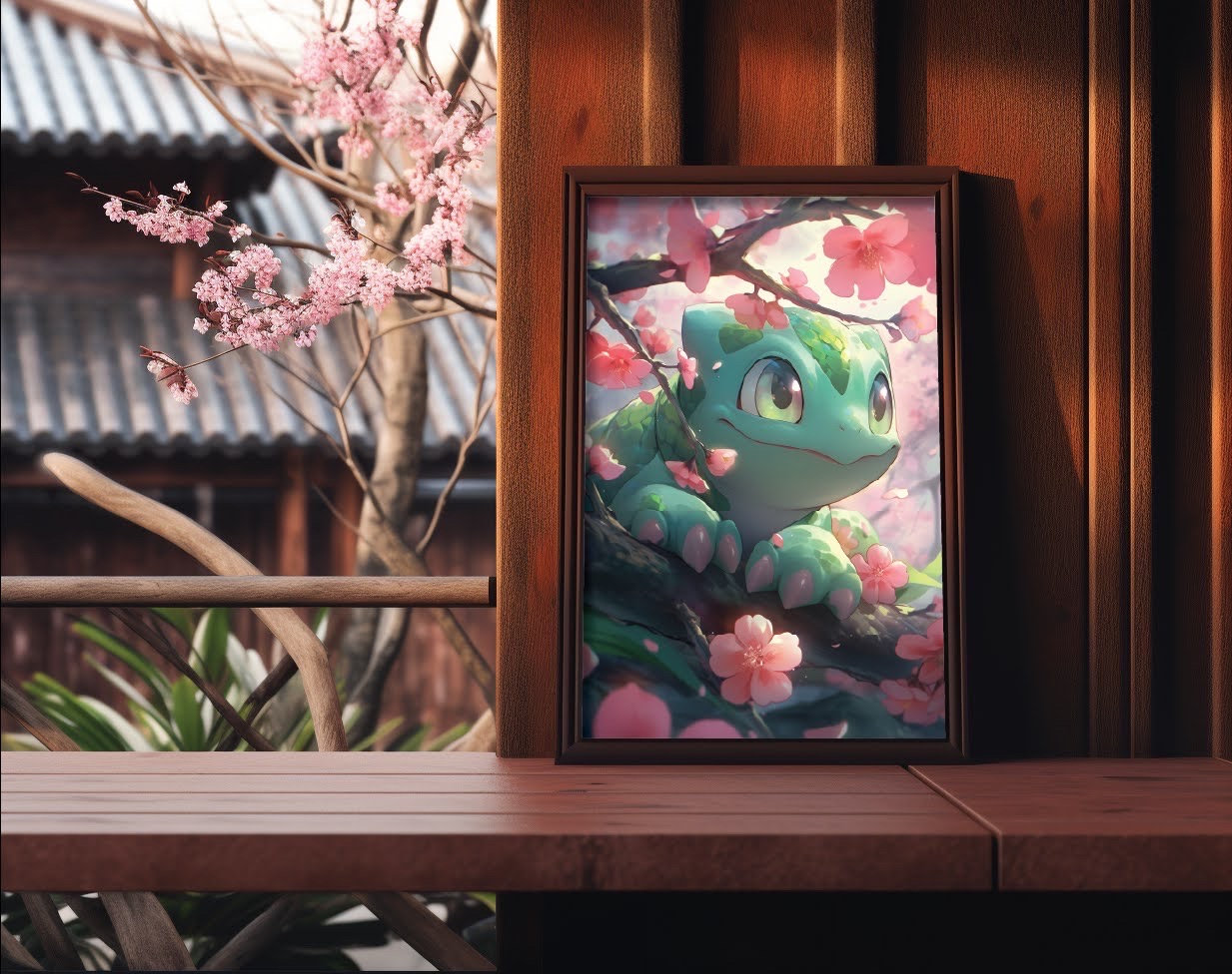 Cute Chibi Japanese Bulbasaur Pokémon Fan Art Giclee Digital - Etsy