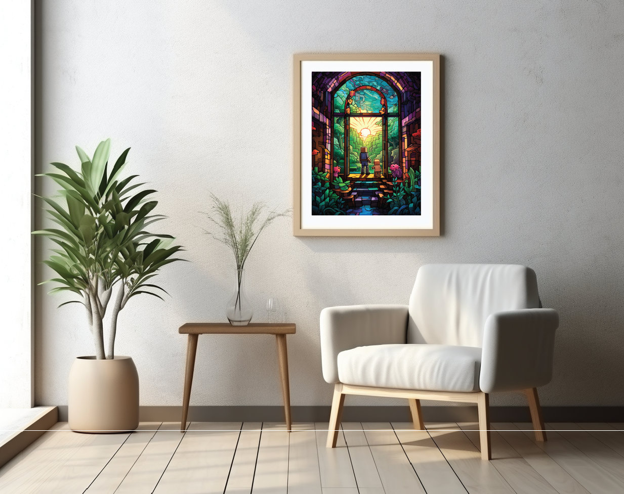 Minecraft Poster, Minecraft, Minecraft Villager, Stained Glass, Fan Art ...