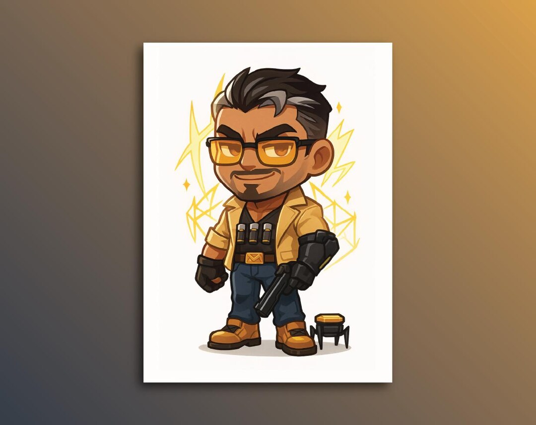 Valorant Tejo Chibi Poster, Gamer Room Decor (unframed) - Etsy