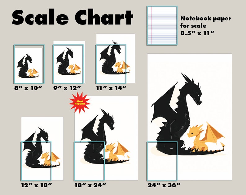 Fourth Wing Poster: Tairn and Andarna Dragon Illustration - Etsy