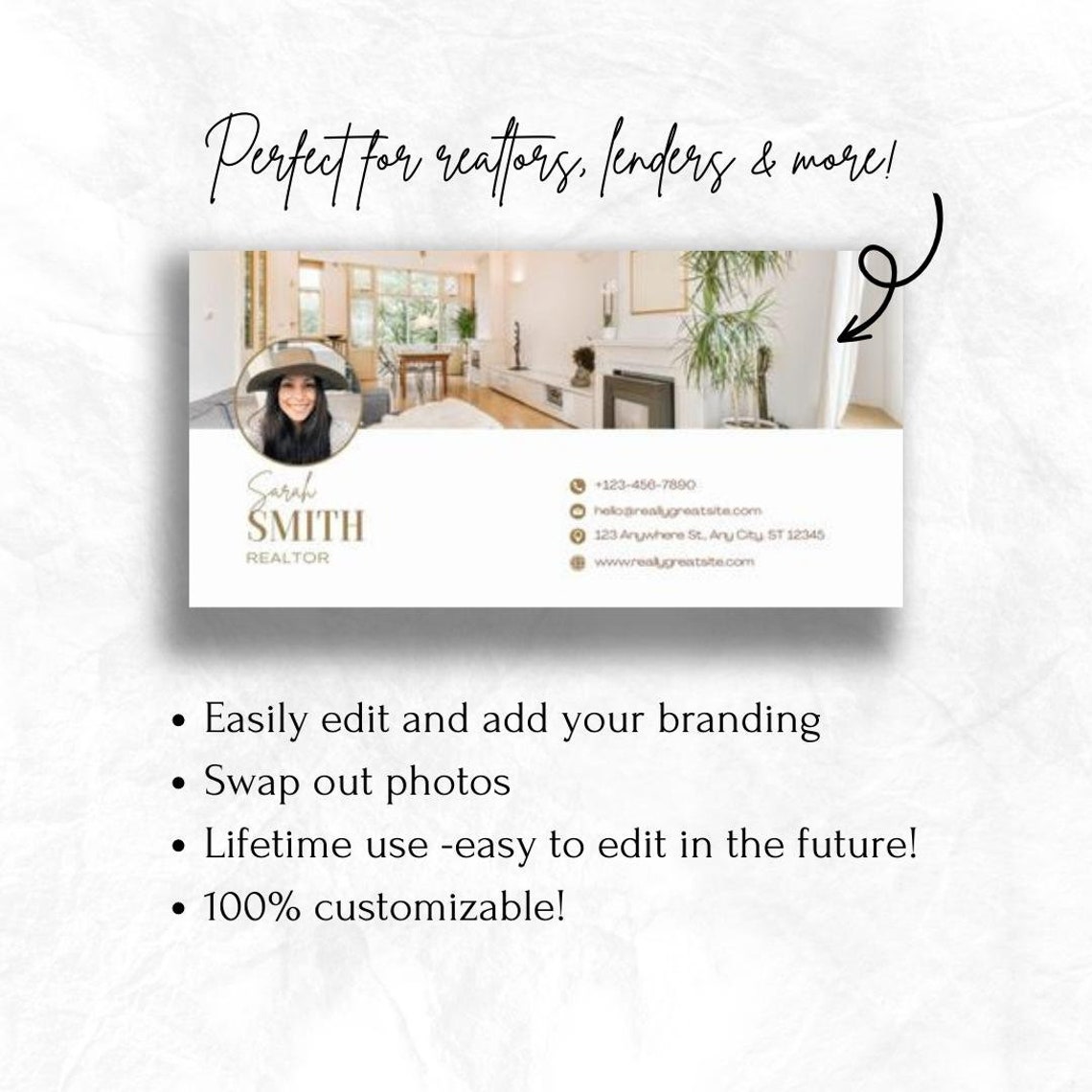 Realtor Email Signature, Email Signature, Email Signature Template ...