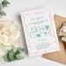 Whimsical Wedding Invite, Fun Wedding Invitation, Hand Drawn Wedding ...