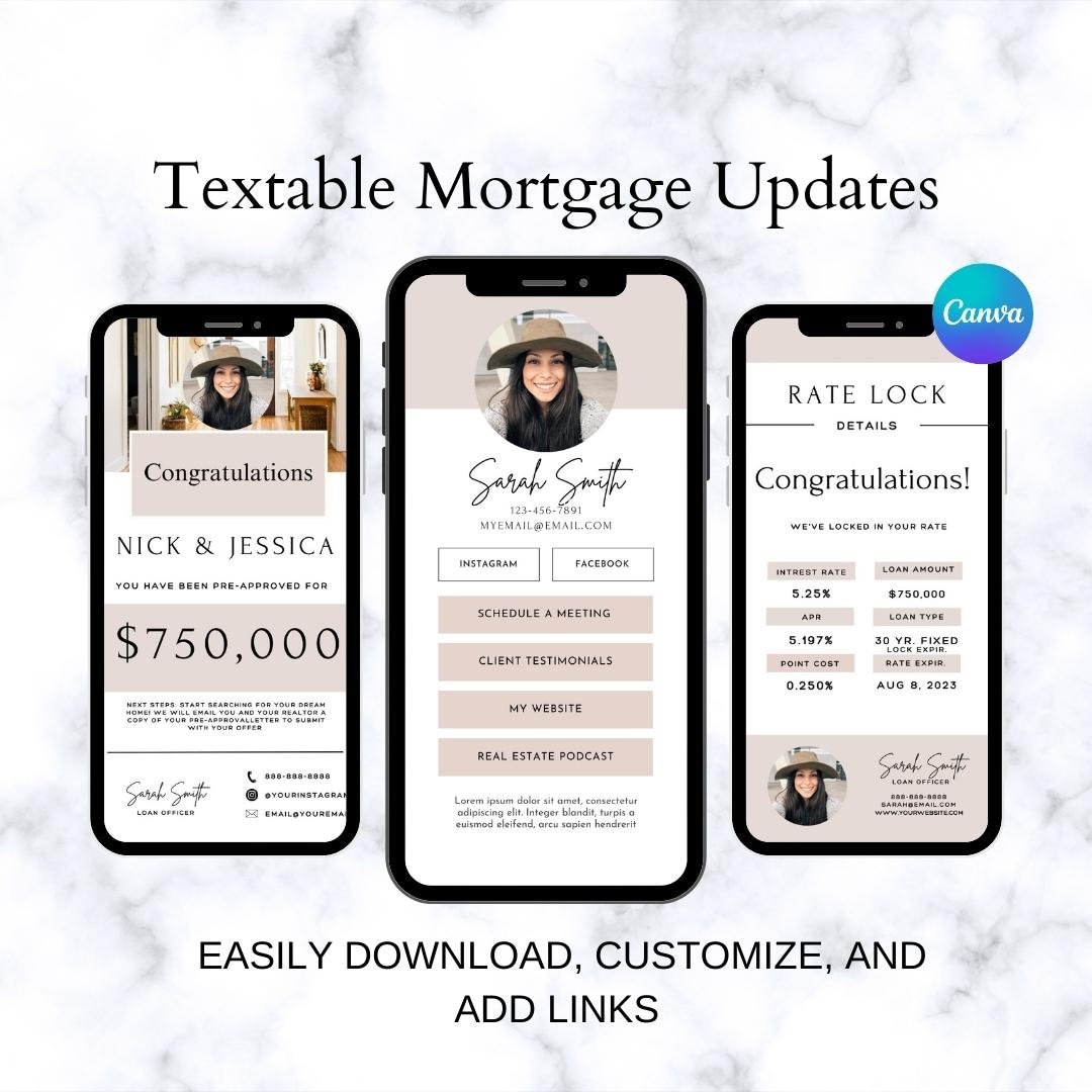 Textable Mortgage Status Update, Lender Updates, Loan Officer Updates ...