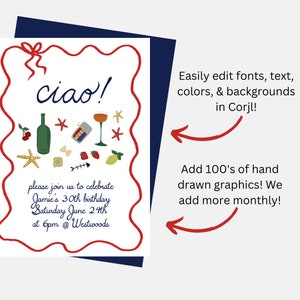 That's Amore Invite, Pizza Party Rehearsal Dinner, Italian Dinner Party ...