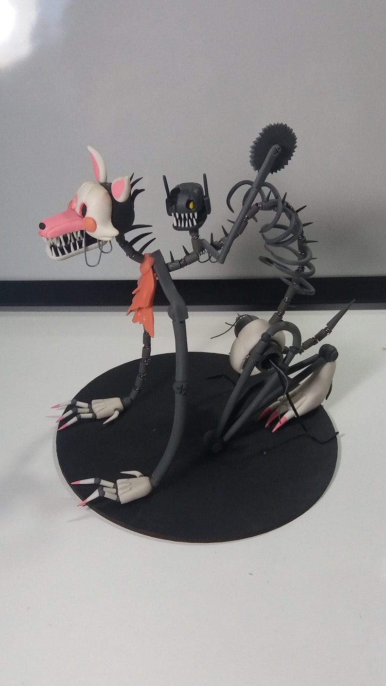 Drawkill Mangle Handmade Clay Figure Five Nights at Freddy's - Etsy