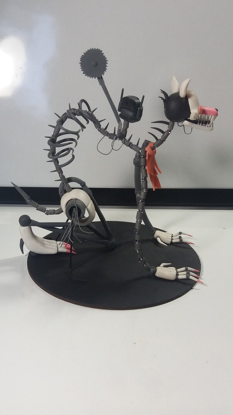 Drawkill Mangle Handmade Clay Figure Five Nights at Freddy's - Etsy