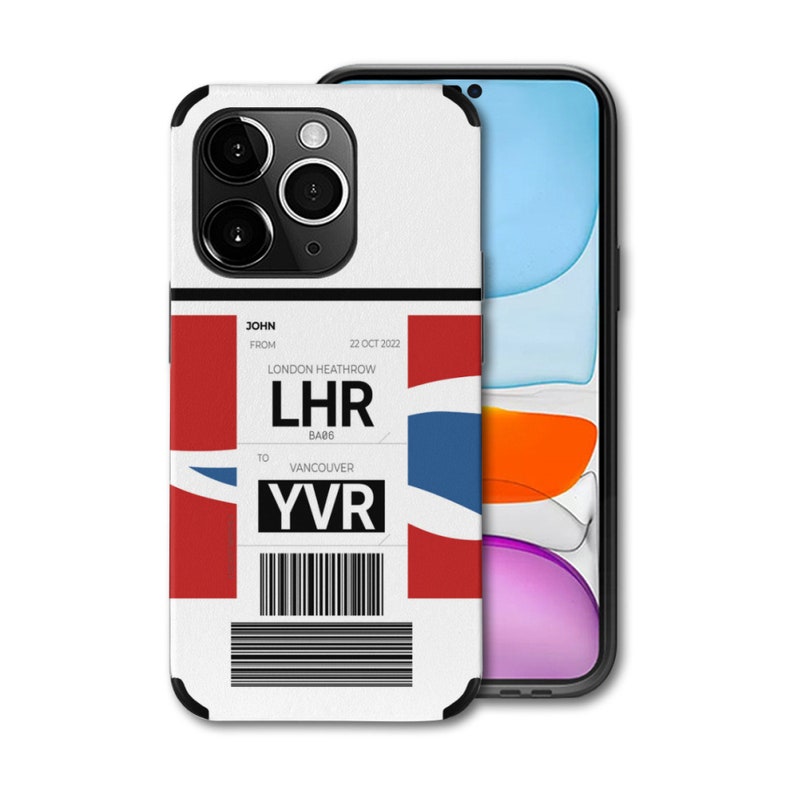 Customizable British Airways Plane Ticket Aviation Phone Case. iPhone ...