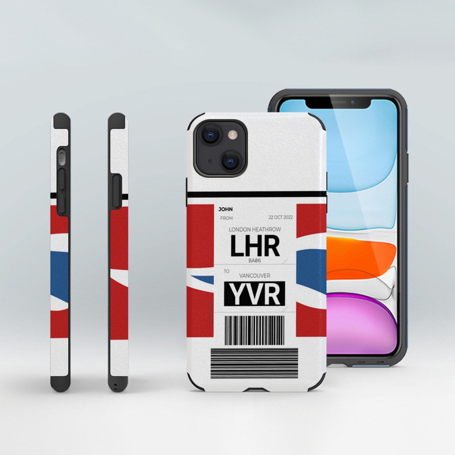 Customizable British Airways Plane Ticket Aviation Phone Case. iPhone ...