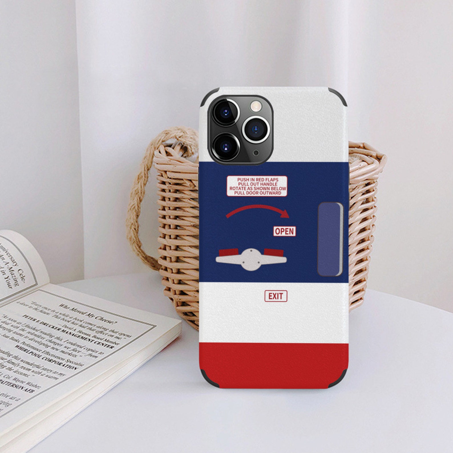 American Airlines Aircraft Exit Aviation Phone Case iPhone 16 15 14 13 ...