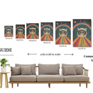 Retro Space Cat Poster Starring Cat Space Poster Vintage Scifi Poster ...