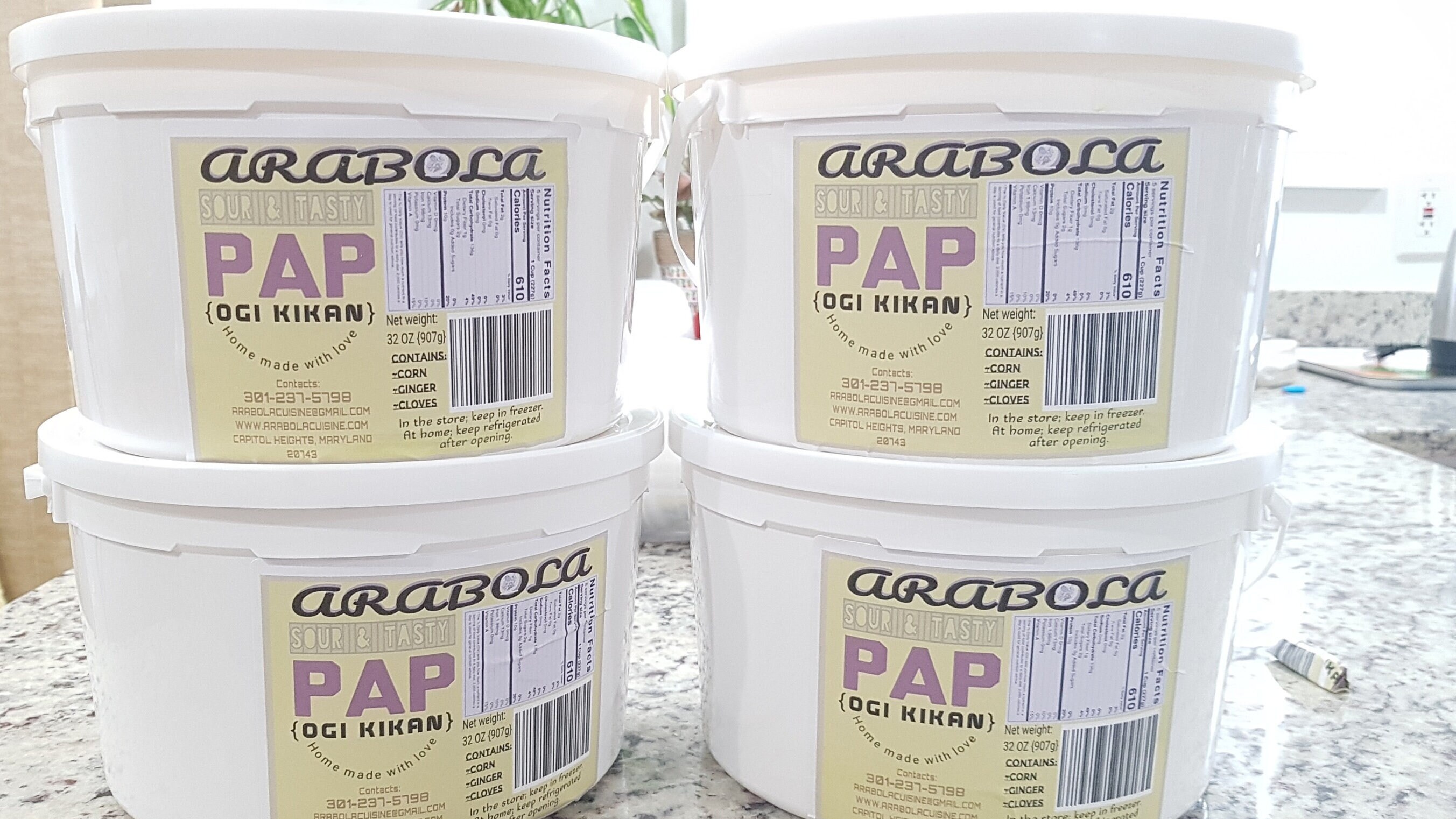 ARABOLA Sour Pap/ogi KIKAN/ Koko/ Eko/akamu, Yellow, Red or White ...