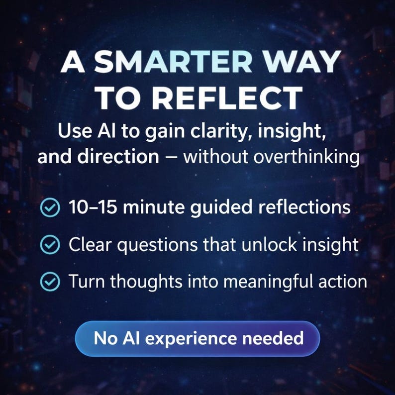 AI Self Discovery Checklist | Digital Journal for Self Reflection ...