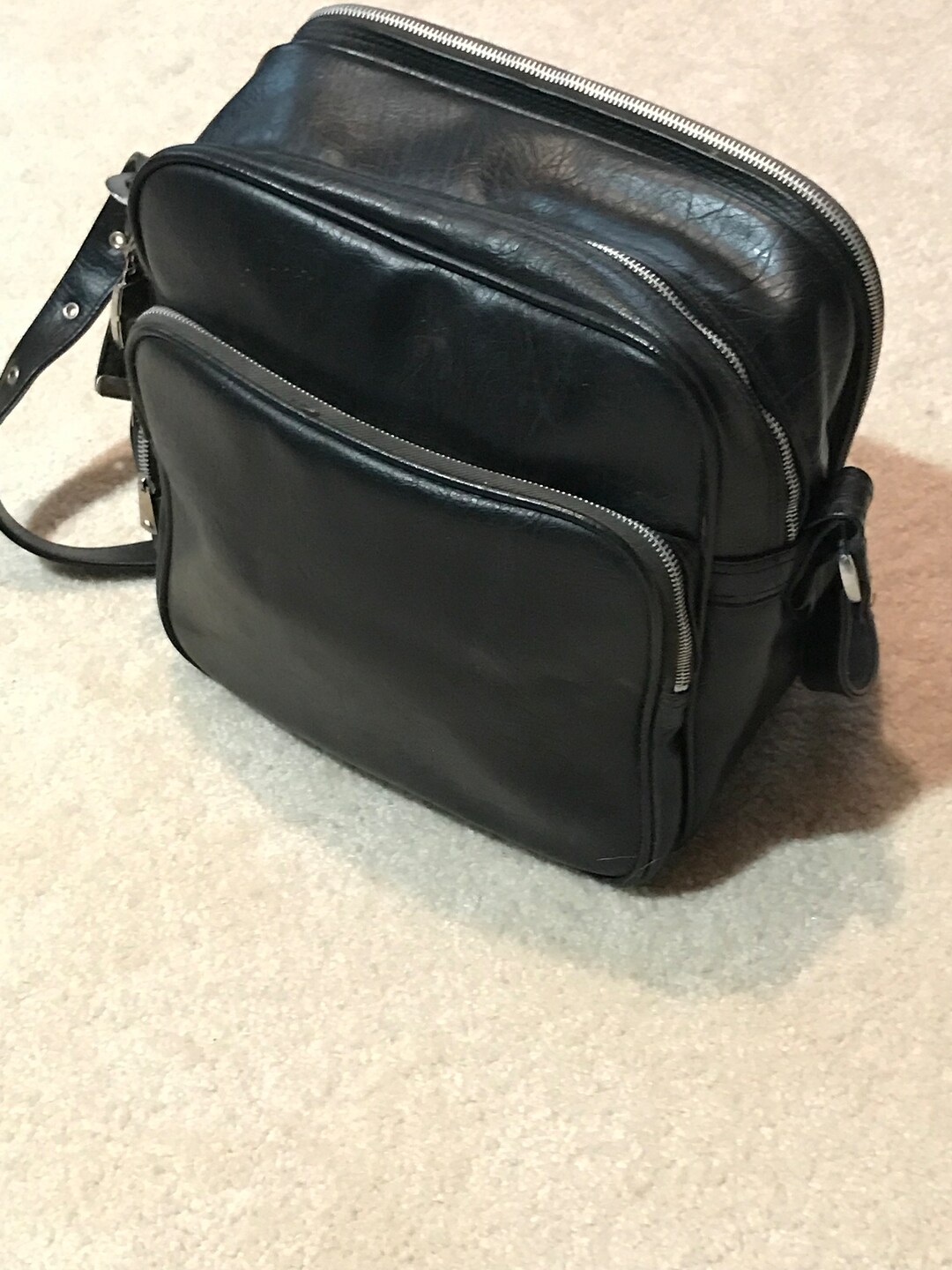 Vintage Leather Camera Bag - Etsy