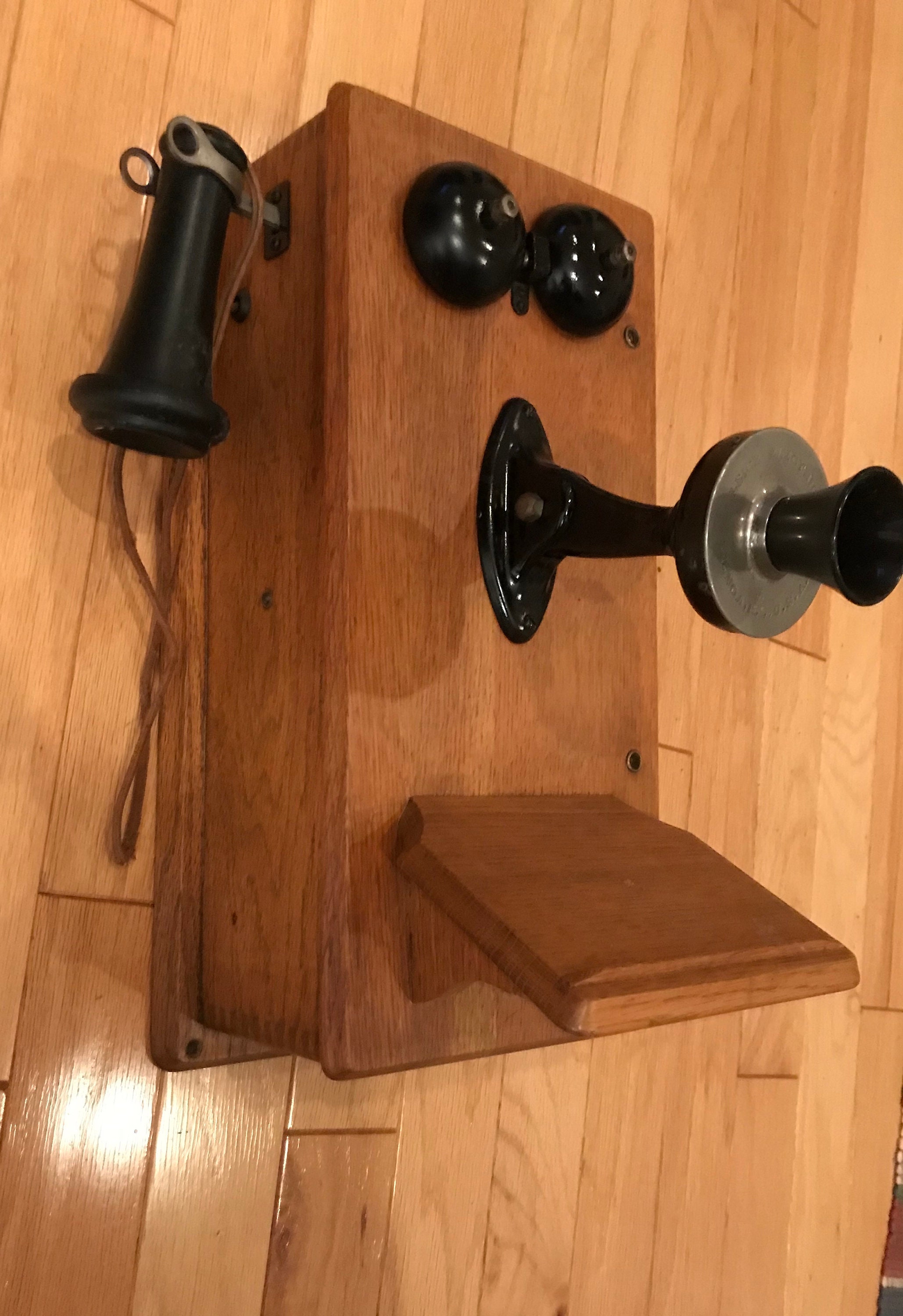 Antique Wall Phone - Etsy